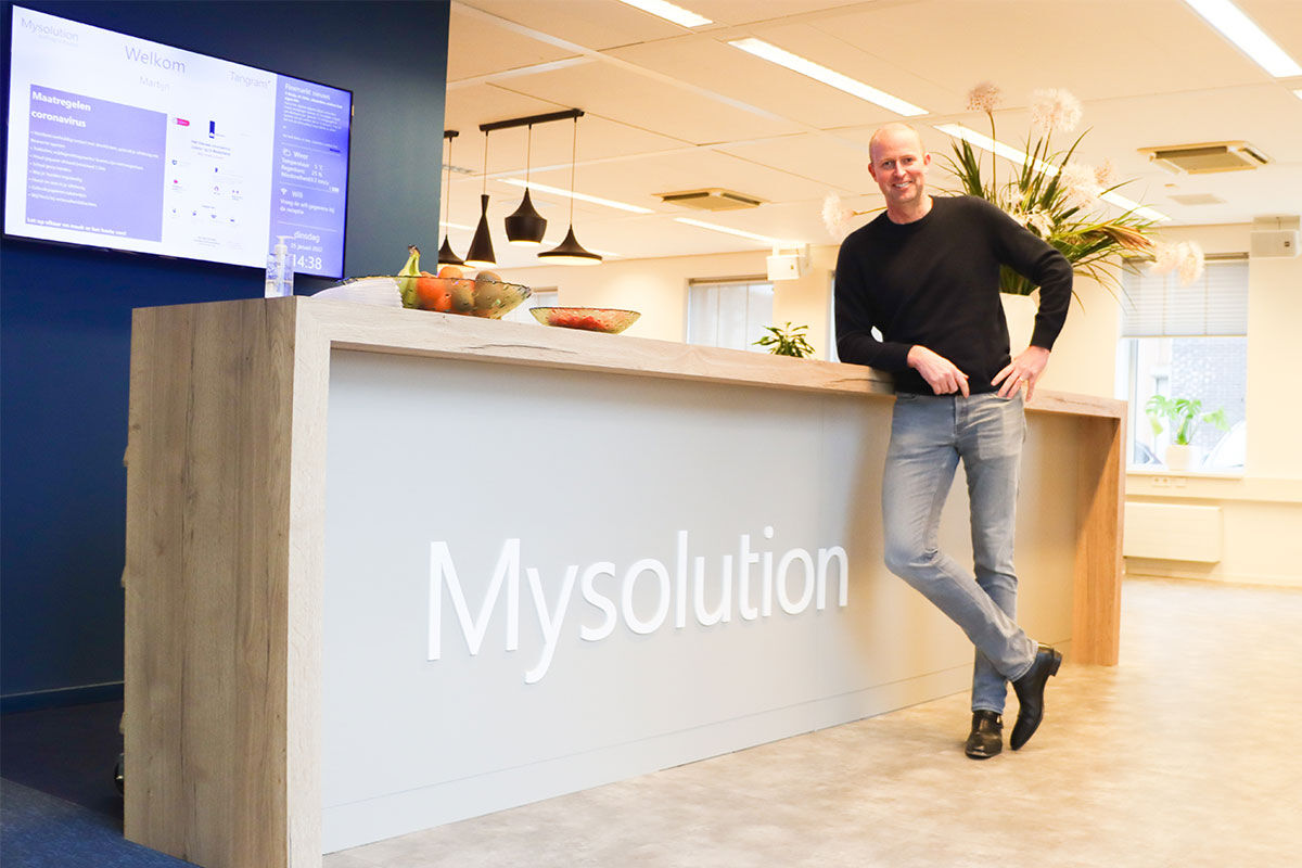 Jaap Postma (Mysolution): 'Met onze totaaloplossing ondersteunen we het hele bedrijfsproces ...