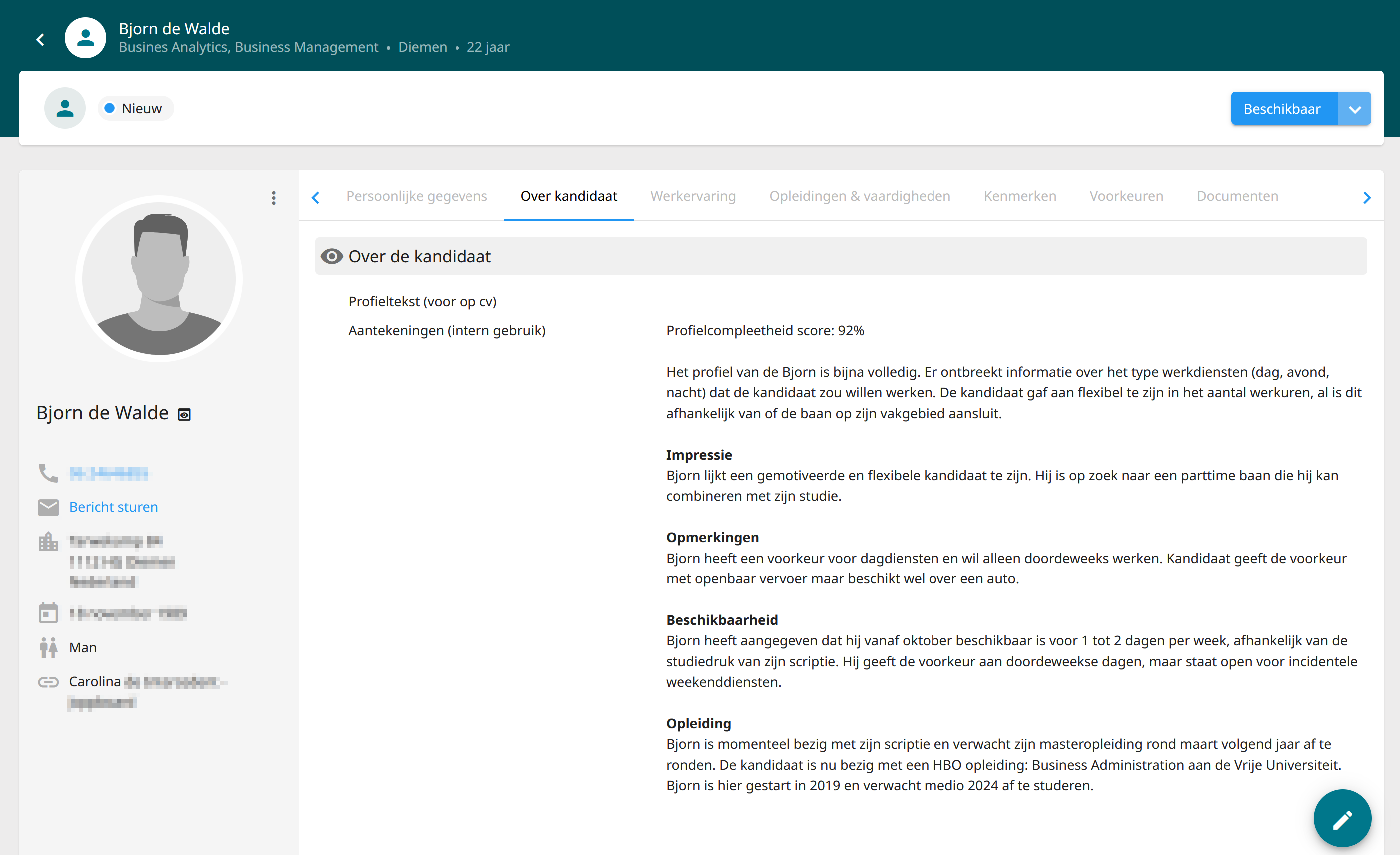 Inzending: AI Recruiter (RecruitNow) - Recruitmenttech.nl
